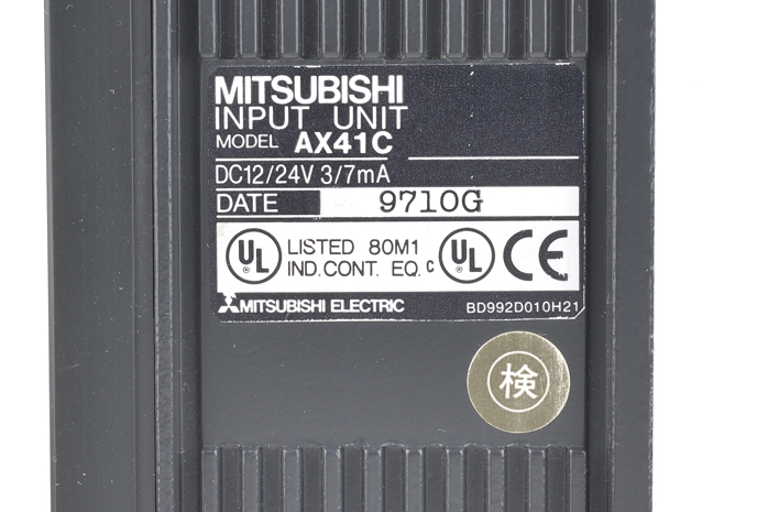 三菱 DC入力ユニット (プラスコモンタイプ) AX41C | 保守部品.com